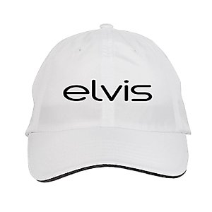 Makoroni - elvis Hat Adjustable Cap, DesZ42 White