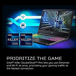 Acer Newest Predator Helios 300 Gaming Laptop | NVIDIA GeForce RTX 3060 | Intel i7-11800H | 15.6" FHD 144Hz 3ms IPS | Win 10 H | Killer WiFi 6 | Accessories (32GB RAM | 2TB PCIe SSD |1TB HDD)