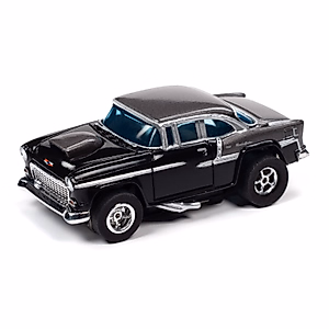 Round 2 14' California Cruising The Pacific Coast Highway Slot Race Set 1956 Ford F100 Pickup Truck (4Gear) 1955 Chevrolet Bel Air (Xtraction), Multicolor (SRS331)