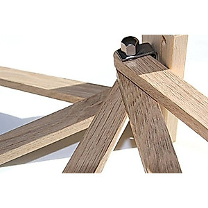 Iris Hantverk Oak Wood Towel Rail Dryer - Holds 5 Towels