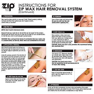 Zip Wax Hot Wax Hair Remover 7 Oz by ZIP