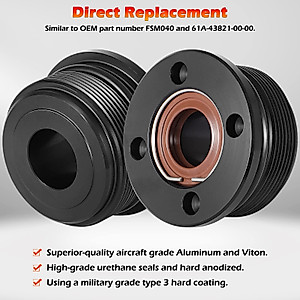 Trim Cap Cylinder with Seals 61A-43821-00-00 FSM040, Fits for Yamaha 200-225-250-300 HP (2-Pieces)