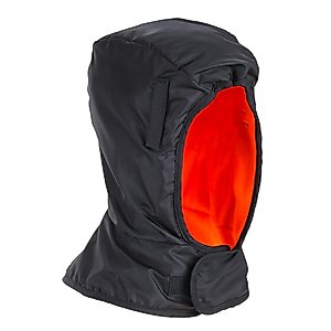 Ergodyne mens Shoulder Length Hard Hat Liner, Black, One Size US, 1 Count (Pack of 1)
