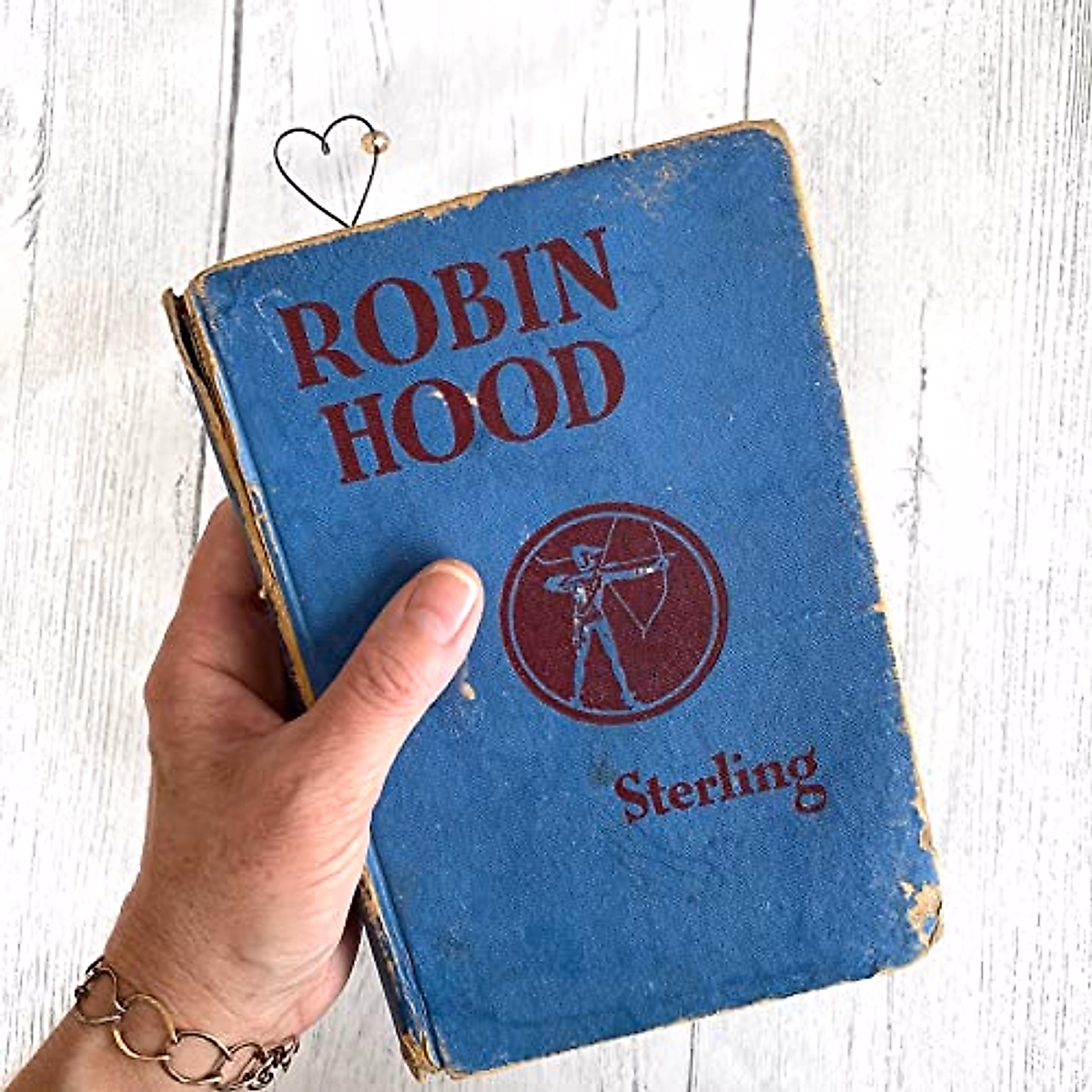 Personalized Aluminum Wire Name Bookmark with Heart and Bead Custom Book Marker Clip Gift for Book Lovers