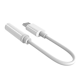 MOHALIKO Headphone Adapter 3.5 mm, USB Type C to 3.5mm Female Headphone, Portable 3.5mm to Type-C Adapter Audio Jack Cable Converter for All Kinds of Music Equipment Black