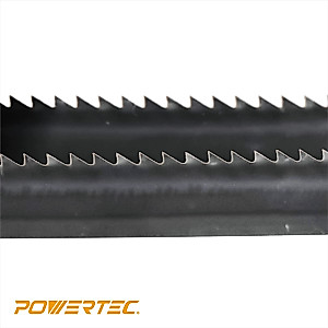 POWERTEC 56-7/8 Inch Bandsaw Blades, 1/4" x 6 TPI Band Saw Blades for Sears Craftsman, Shopcraft, and Duracraft 3-Wheel Band Saw for Woodworking, 1 Pack (13211V)