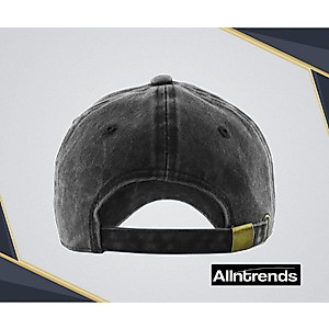 ALLNTRENDS Capsule Corp Washed Pigment Dyed Baseball Cap (Royal Blue)