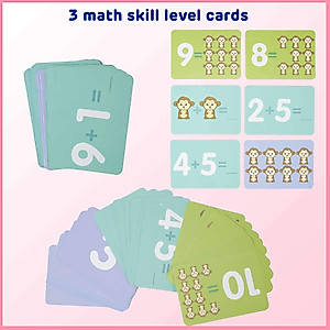 Dimple Monkey Balance Counting Educational Math Toy for Girls and Boys, STEM Toys for Ages 4 5 6 7 8 Year olds, Kindergarden Preschool Learning Numbers Toy, Kids Number Game