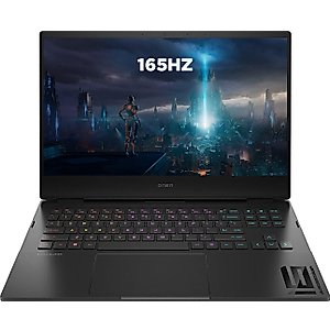 HP Omen 16 2023 Gaming Laptop 16.1" WQHD IPS 165Hz 14-Core Intel i9-12900H 32GB DDR5 1TB SSD NVIDIA GeForce RTX 3060 6GB GDDR6 Thunderbolt 4 Wi-Fi 6E RGB Backlit KB Windows 11 Pro w/ONT 32GB USB