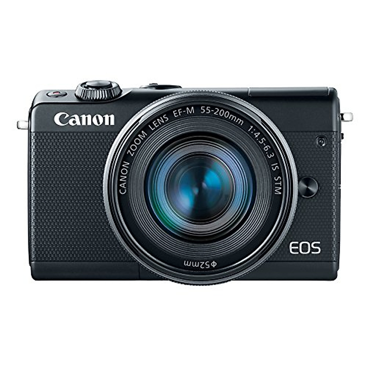Canon EOS M100 Mirrorless Camera w/ 15-45mm Lens & 55-200mm Lens - Wi-Fi, Bluetooth, and NFC enabled (Black)