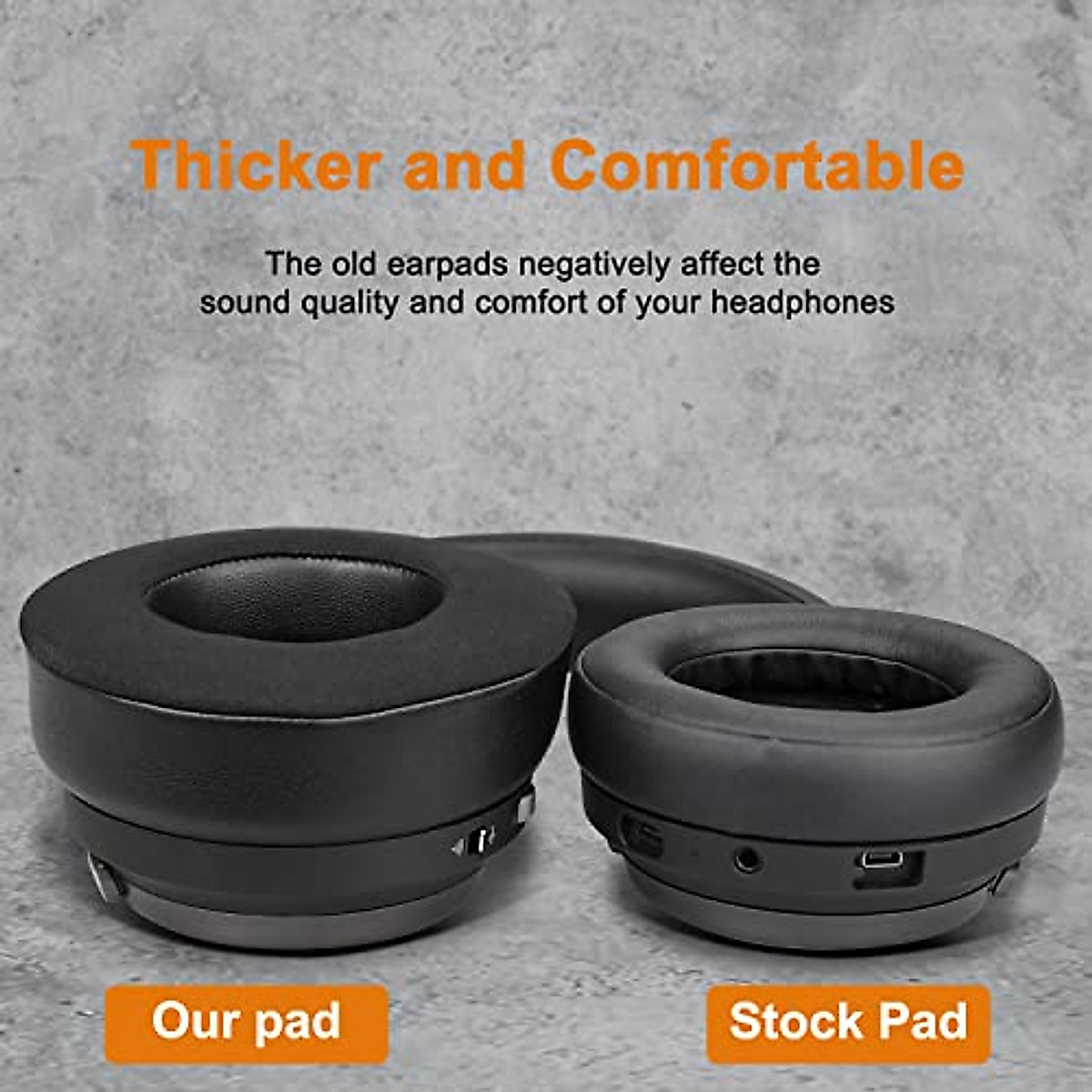 SOULWIT Cooling-Gel Ear Pads Replacement for Corsair Virtuoso RGB Wireless XT SE Gaming Headset, Earpads Cushions with High-Density Noise Isolation Foam, Added Thickness