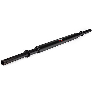 Titan Fitness Round Grip String Bar, Fat Grip 3" Strength Training, 47 LB Bar, Fits Olympic Sized Weight Plates, Perform Pulls, Deadlifts, Thick Bar Training and Muscle Endurance