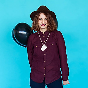 jojofuny Bachelor Party Chain Plastic Wine Cup Necklace Bridal Shot Glasses Party Chain Wine Cup Bachelorette and Bride Shot Glass Necklace Decor Prop ( White )