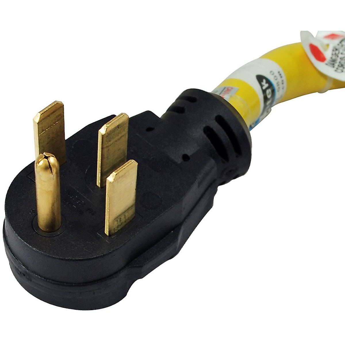 Conntek 14335 1.5-Foot Adapter 50 Amp 14-50P Male Plug To L14-30R 30 Amp 125/250 Volt Locking Female Connector, Black