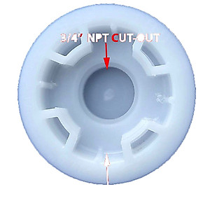 Poly Drum, Closed Head, 55 Gal, White