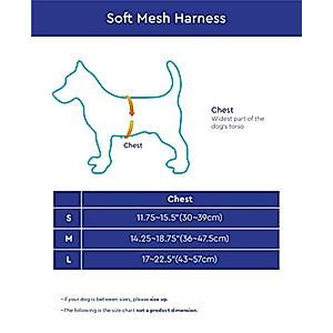 Gooby Soft Mesh Dog Harness - Flamingo Pink, Medium - All Weather Mesh Head-in Small Dog Harness with D Ring Leash - Perfect on The Go Breathable Dog Harness for Medium Dogs No Pull and Small Dogs