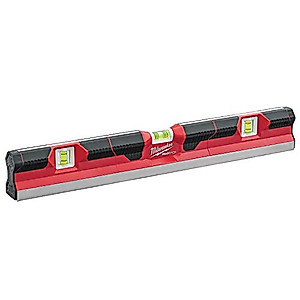MILWAUKEE'S Concrete Screed Level,24" L,Nonmagnetic
