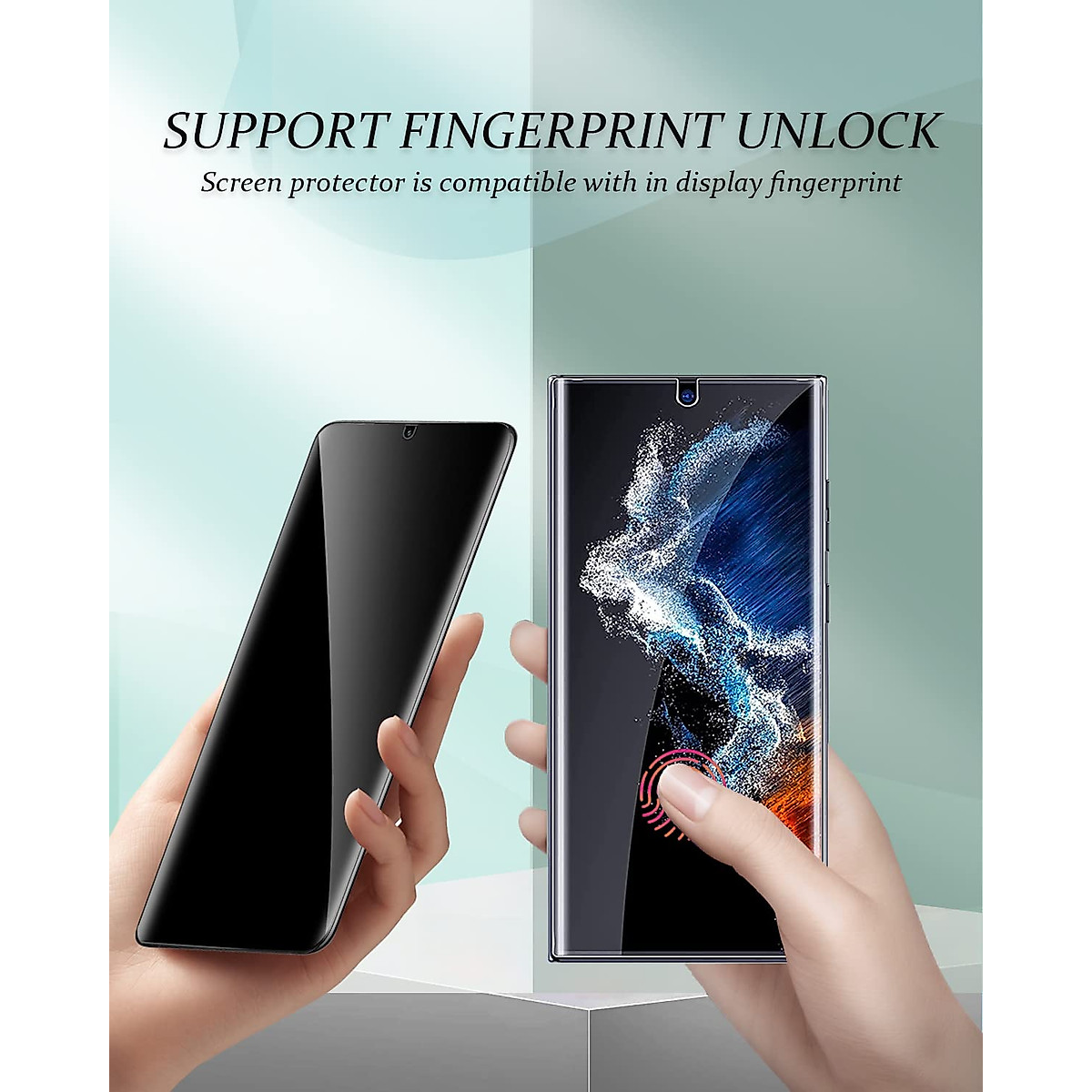 [2+2 Pack] Tamoria Galaxy S22 Ultra Privacy Screen Protector + Camera Lens Protector 9H Tempered Glass Black Camera Cover AntiExplosion Antispy Screen Film Accessories for Samsung Galaxy S22 Ultra