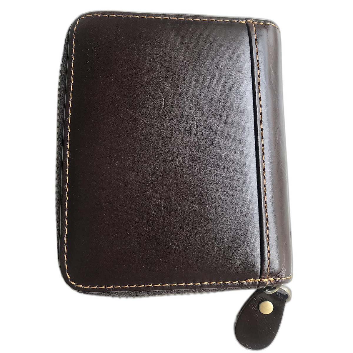 KOSSJAA credit card holders womens card case RFID blocking leather wallet Coin Purse mens (brown)