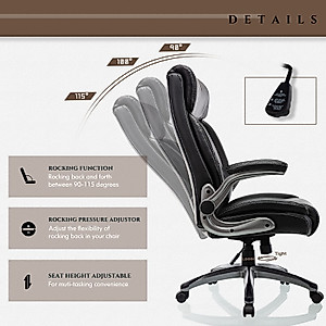 COLAMY 287 Office Chair, Black