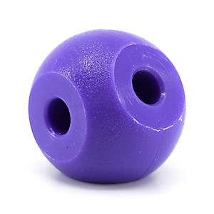 Purple Molecule Balls, 10 Pack, 2.2cm, 5 Holes - Molecular Model Parts - Eisco Labs