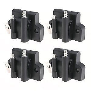 Fudoray Ignition Coil Replaces 582508 18-5179 183-2508 for 1985-2005 Johnson Evinrude 4-300HP 4 4.5 5 6 6.5 8 20 25 28 40 45 48 50 55 60 65 70 75 80 85 88 90 110 155 185 200 250 275 300 HP Engines