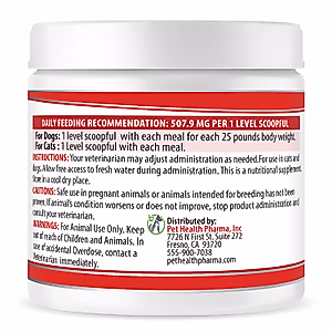 RENARAMAX Dietary Phosphate Binder for Cats & Dogs and Renal Support Supplement Powder for Pets, 120 dose (60.9 g) - (Made in U.S.A)