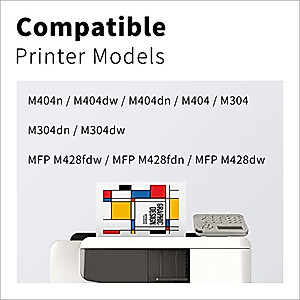 58X CF258X Toner with Chip LemeroUexpect Remanufactured Toner Cartridge Replacement for HP 58A 58X CF258A CF258X Toner Black for Pro M404dn M428fdw M404n M404dw MFP M404 M428fdn Printer