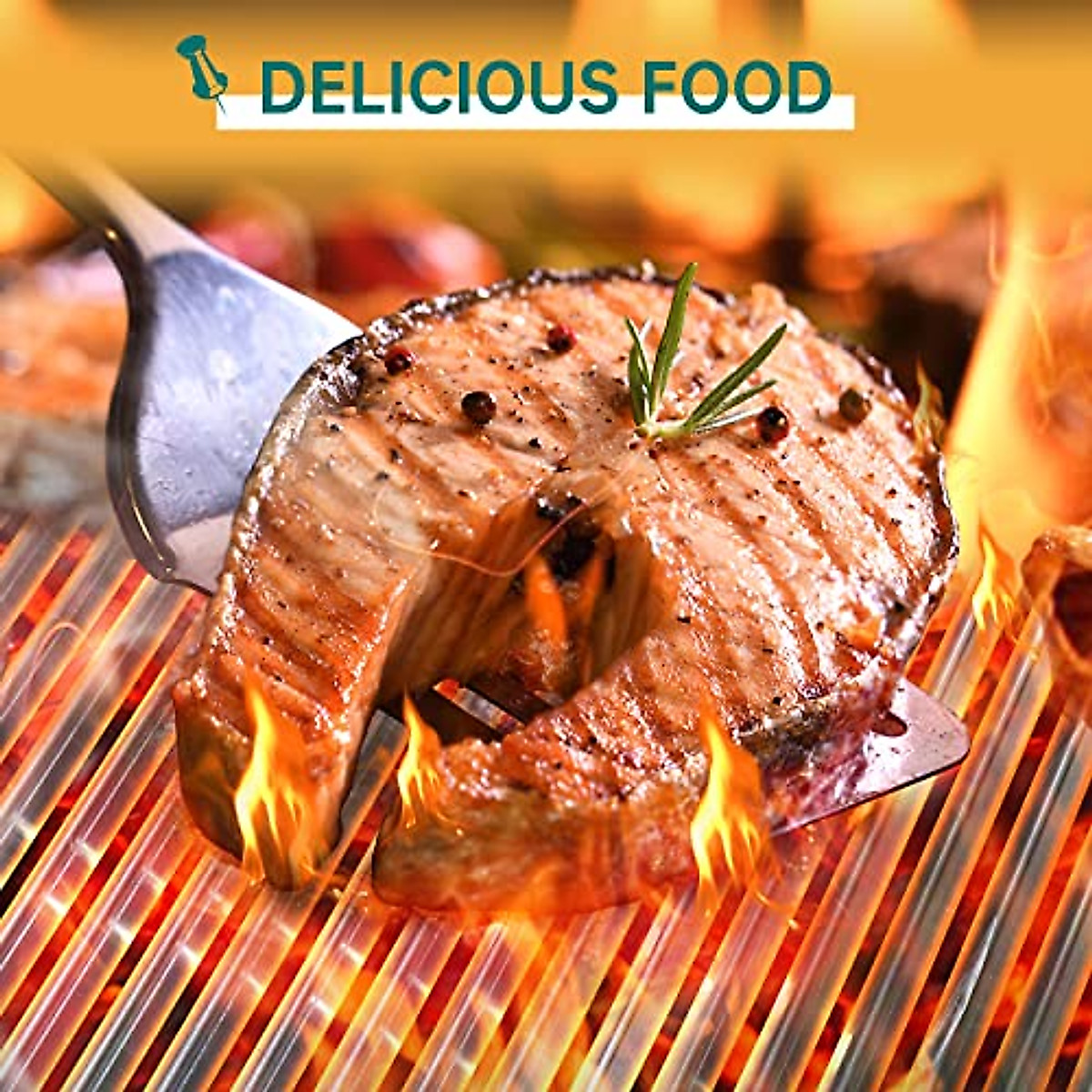 Kalomo Grill Grates Replacement Grill Heat Plates Shield BBQ Gas Grill Replacement Parts Outdoor for Dyna-Glo DGF510SBP, DGB515SDP-D,Backyard BY13-101-001-13,BY14-101-001-04, Uniflame GBC1059WB, BHG