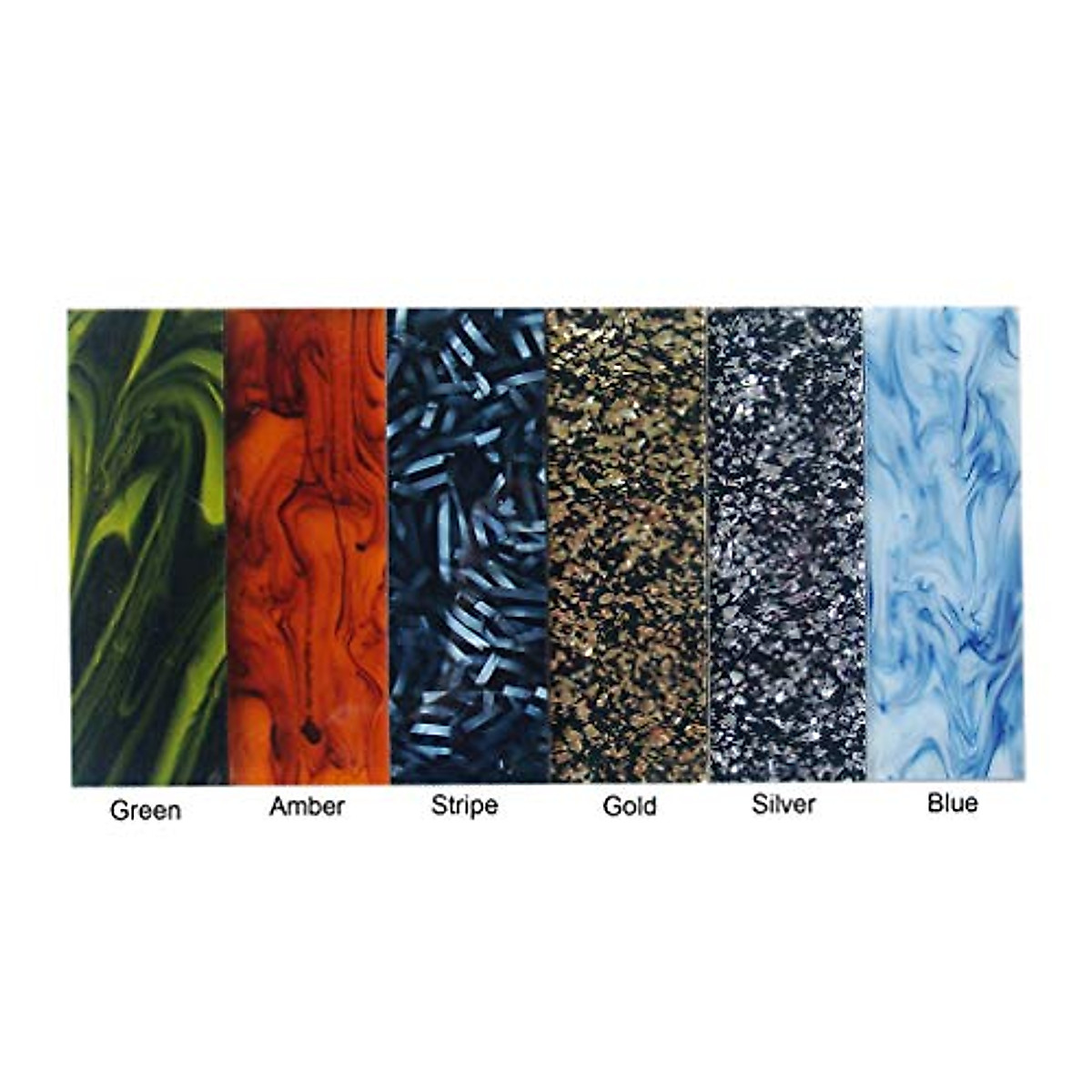 2 pcs Acrylic Knife scales Handle Material Slabs Knives Custom DIY Tool for Knife Making Blanks Blades (Gold)