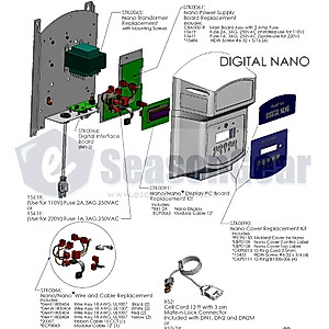 AquaCal AutoPilot STK0159 Nano and Nano Plus Display PC Board Replacement Kit