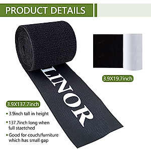 Gelinor 4IN Under Couch Blocker Under Bed Blocker Toy Blockers for Furniture Bed Bumpers with Strong Adhesive, Stop Things Going Under Sofa Couch or Bed, Easy to Install