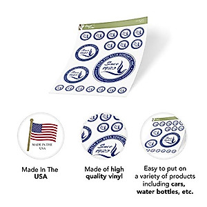 Zeta Phi Beta Sticker Vinyl Decal Laptop Water Bottle Car Scrapbook (Type 3 Seal)