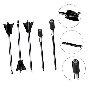 1 Set Epoxy Resin Mixer Drill Paint Mixer Paint Stirrer Resin Mixing Paddle for Drill Resin Stirrer Resin Mixer Paddles Epoxy Mixers Drill Resin Mixer Drill Epoxy Mixer Paddles