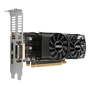 MSI Low Profile Compatible Graphics Cards GeForce GTX 1050 Ti 4GT LP