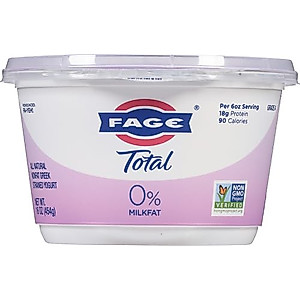 FAGE Total Greek Yogurt, 0% Nonfat, Plain, 16 oz