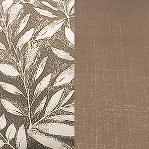 Sunshine Outdoor 44''x22''x4 Indoor/Outdoor High Back Chair Cushions,seat/Back Chair Cushions,All-Weather Deep Seating Rocking Chair Patio Garden Chaise Lounge Sun Lounger 2 Sets Grey Leaves