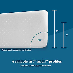 LUCID Mattress Elevator Base - Affordable Adjustable Base Alternative - 5-Inch Lift,White