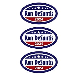 3 Pack of Ron Desantis for President 2024 Stickers Decals