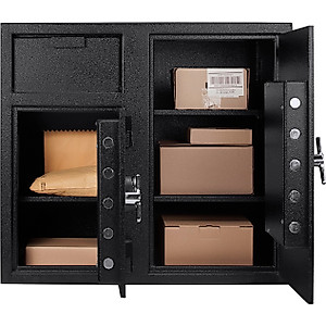 Barska New Large Double Door Vault Safe Keypad Lock Cabinet with Depository Drop Slot