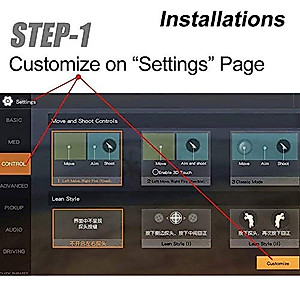 Generic PUBG Fire Button Mobile Controller, Metal Game Triggers, Sensitive Shoot Aim Buttons L1 R1 Trigger Controller for All Android and iOS Phones - Metal