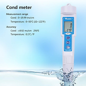 ShiSyan Y-LKUN Water Quality Meter Portable CT3031 Pen Type Digital Waterproof Conductivity Meter Conductance Pen Water Quality Tester Moisture Meter