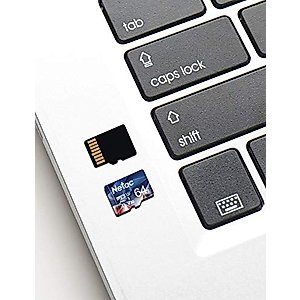 Netac 64GB Micro SD Card MicroSDXC UHS-I Flash Memory Card Up to 100MB/s - A1, U3, Class10, V30, 667X, FAT32 High-Speed TF Card
