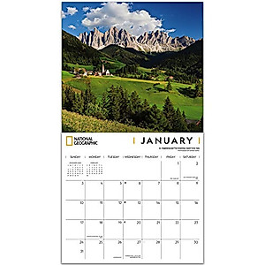 National Geographic Most Beautiful Places on Earth 2021 Wall Calendar