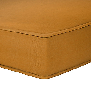 Quality Outdoor Living Universal Deep Seat Loveseat Cushion Set-UV Resistant & Comfortable Patio Furniture, 46 x 26, Adobe