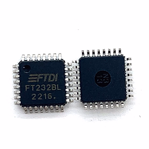 2pcs FT232BL FT232BL-REEL Original USB UART/FIFO Interface IC FTDI LQFP-32 Conversion IC Chip