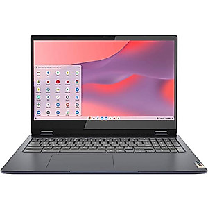 Lenovo Flex 3i 2-in-1 Chromebook | 15.6" FHD Touch-Screen Laptop | Intel Celeron N4500 Processor | 4GB RAM| 64GB eMMC | Intel UHD Graphics | Chrome OS | Abyss Blue | with 128GB SD Card Bundle