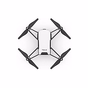 DJI Ryze Tech Tello - Mini Drone Quadcopter UAV for Kids Beginners 5MP Camera HD720 Video 13min Flight Time Education Scratch Programming Toy Selfies, Powered, White