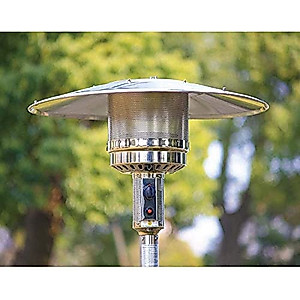 Patio Heater Replacement Dome Part, Propane Heat Reflector Shield Top for Outdoor Heaters (33")