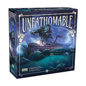 Unfathomable | Strategy Game for Teens and Adults | Arkham Horror | Hidden Traitor Board Game | Ages 14+ | 3-6 Players | Average Playtime 120-240 Minutes | Made by Fantasy Flight Games